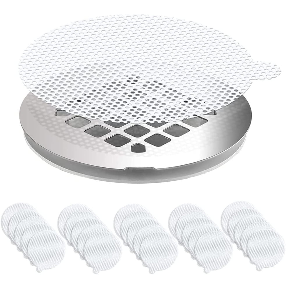 Set Of 25 Disposable Shower Drain Hair Catcher Disposable Hair Catchers