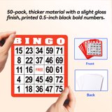 GSE Games & Sports Expert 50-Pack Bingo Cards, Reusable Paper Bingo ...
