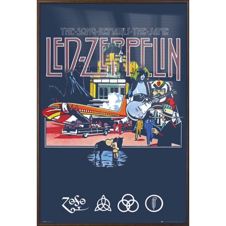 Led Zeppelin Framed Poster