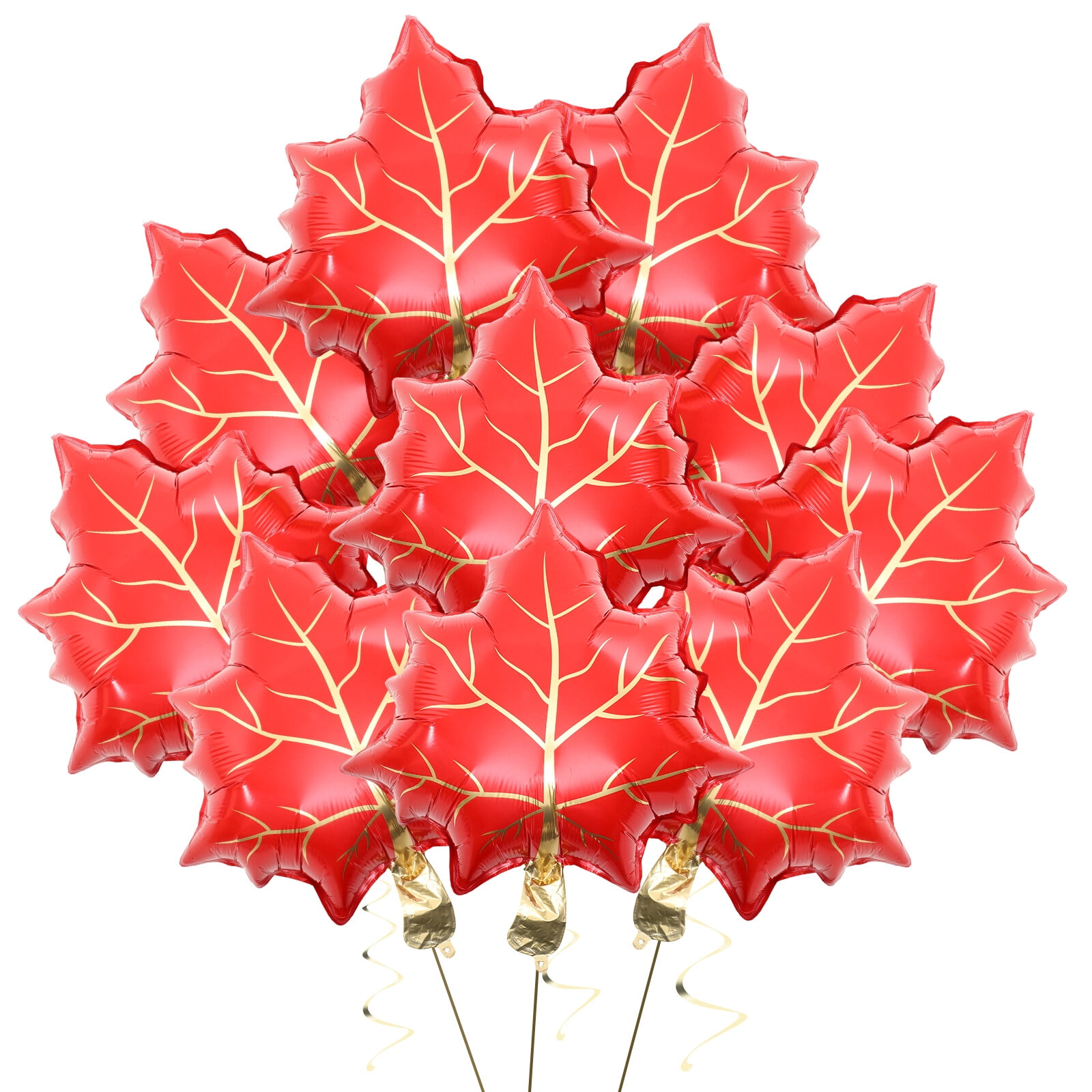 Click here for Shisuyan 10pcs Foil Maple Leaf Balloons Thanksgivi... prices