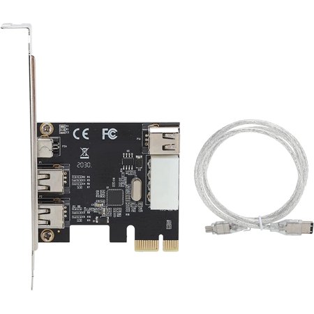 PCI-E Capture Card, Support 1394 Device Hot?swappable, 3 Port Expansion ...