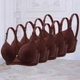 ATOYSOY 5 Pack Women's Lace Bras Push Up Padded Full Coverage Wireless ...