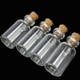 Up to 60% off! PawCasa 2010Pcs 1ml Glass Bottles Small Tiny Clear Glass ...