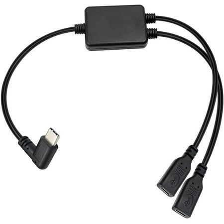 2 in 1 USB C to USB C Y Splitter Cable, Type C Male Splitter Cable, USB ...