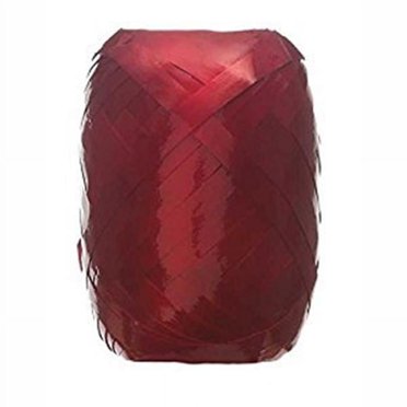 Offray Curling Ribbon Keg 3/16"x40' Red - Walmart.com