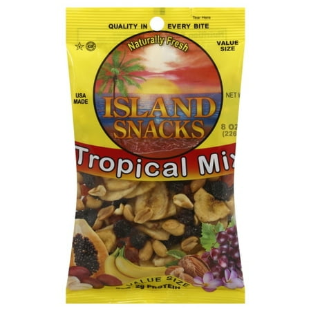 Island Snacks Tropical Mix, 8 Oz. - Walmart.com - Walmart.com