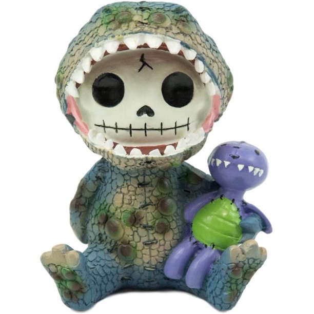 Ebros Larger Furry Bones Rex The Tyrannosaurus and Purple Dinosaur ...