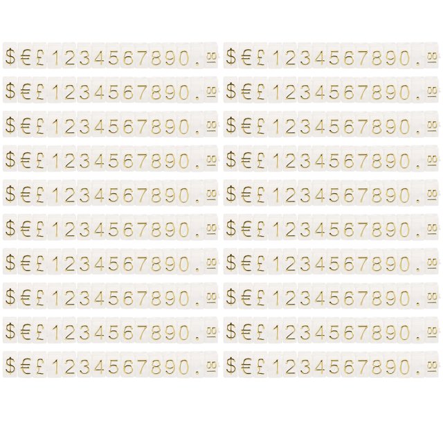 20Pcs Price Tag Cube Adjustable Assembly Pricing Counter Display Stand ...