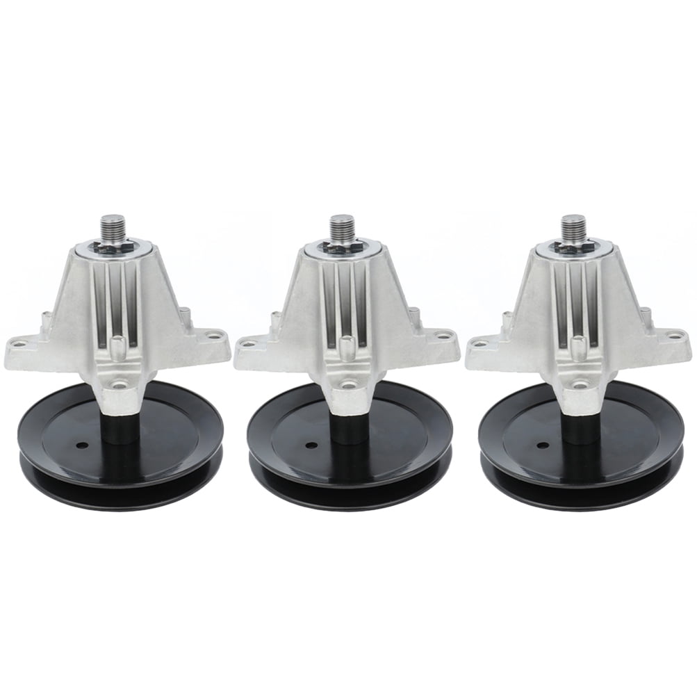 Pack of 3 ECCPP Spindle Assembly w/PULLEY BOLT Lawn Mower Spindles ...