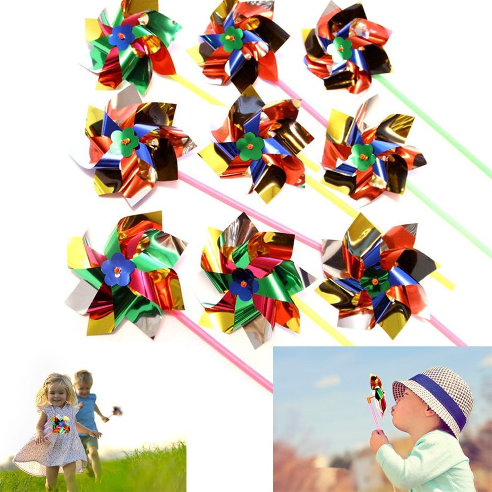 Dazzling Toys Paradise Party Pinwheels Pack of 12 Multi Flamboyant ...