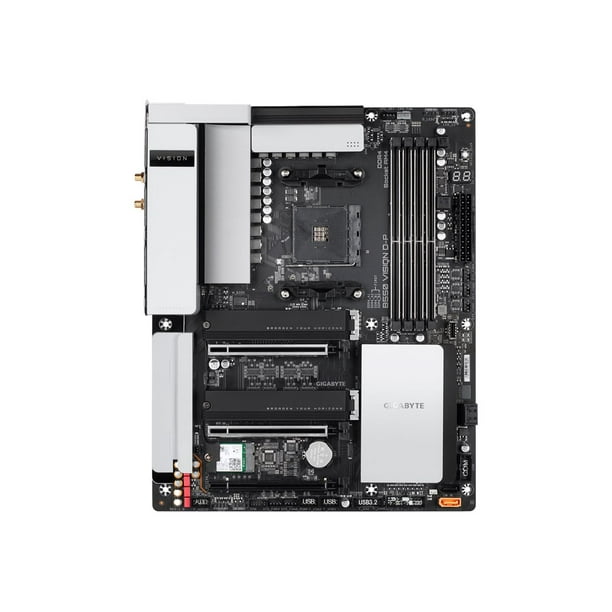 Gigabyte B550 VISION D-P - 1.0 - motherboard - ATX - Socket AM4 - AMD ...