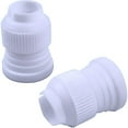 20 Pieces White Plastic Standard Couplers Cake Decorating Coupler Pipe ...