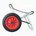 SHNETY Foldable Kayak Cart with Airless Wheels 10-Inch Solid Tires ...