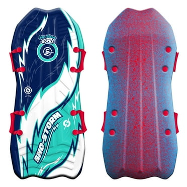 Zipfy Classic Freestyle Mini Luge Downhill Speeder Snow Sled, Electric ...