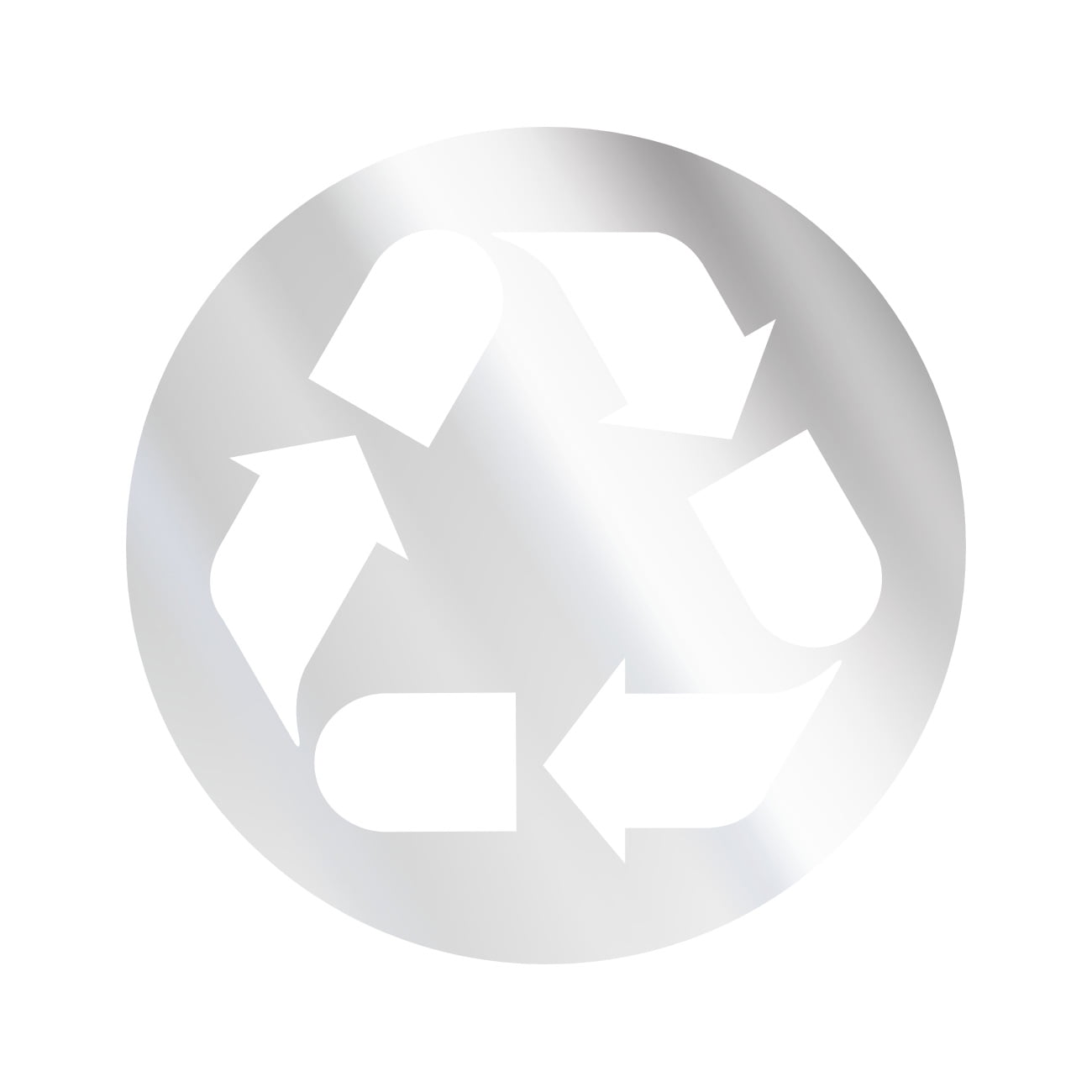 Recycle Symbol Sticker Decal Die Cut - Self Adhesive Vinyl ...