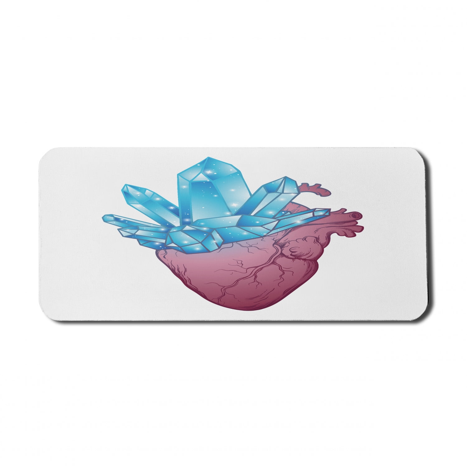 Abstract Computer Mouse Pad, Doodle of Crystal Shapes Growing from ...
