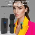 Professional Wireless Microphone, 3.5mm Jack Plug & Play, Mini Clip-On ...