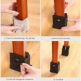 4PCS Adjustable Chair Feet Riser Screw Clamp 5cm Heavy Duty Sofa Tables ...