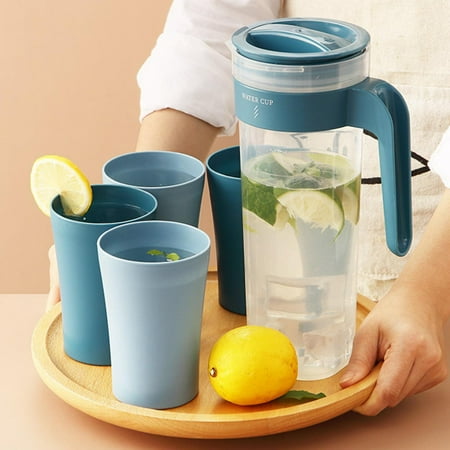 1000ml Drink Iced Tea Set for Lemonade Blue | Walmart Canada