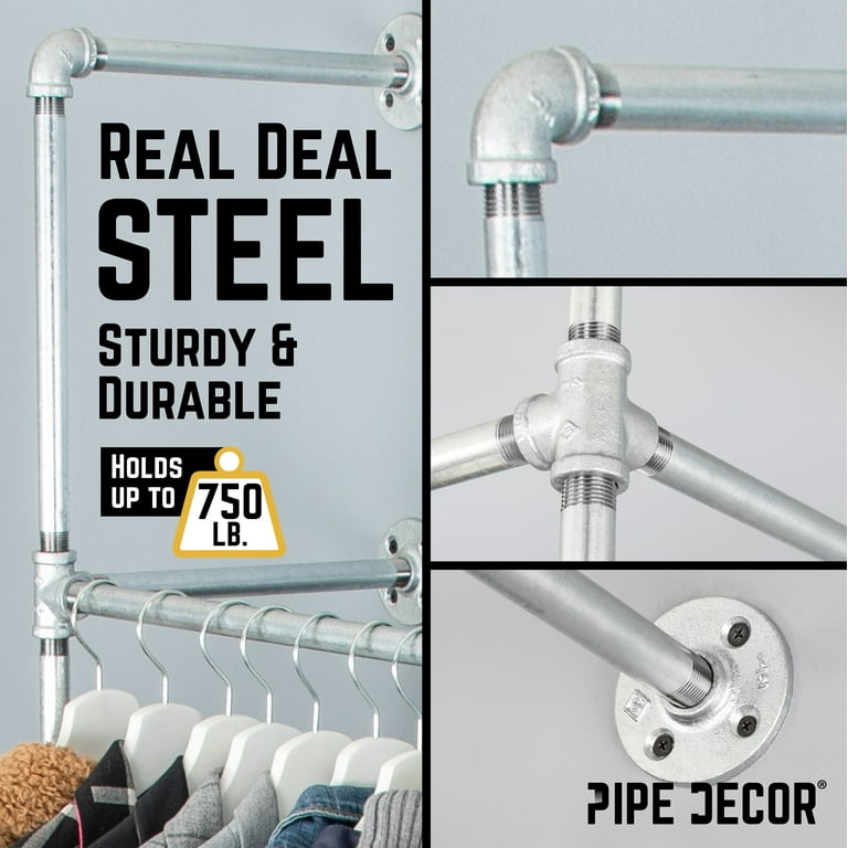 Plumbing Pipe Clothing Rack