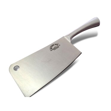 Home Basics 9" Stainless Steel Cleaver - Walmart.com
