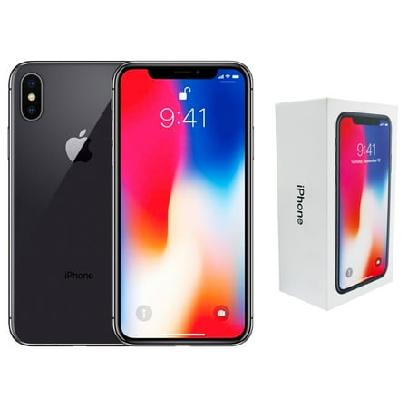 Open Box Apple iPhone X A1865 (Fully Unlocked) 256GB Space Gray ...