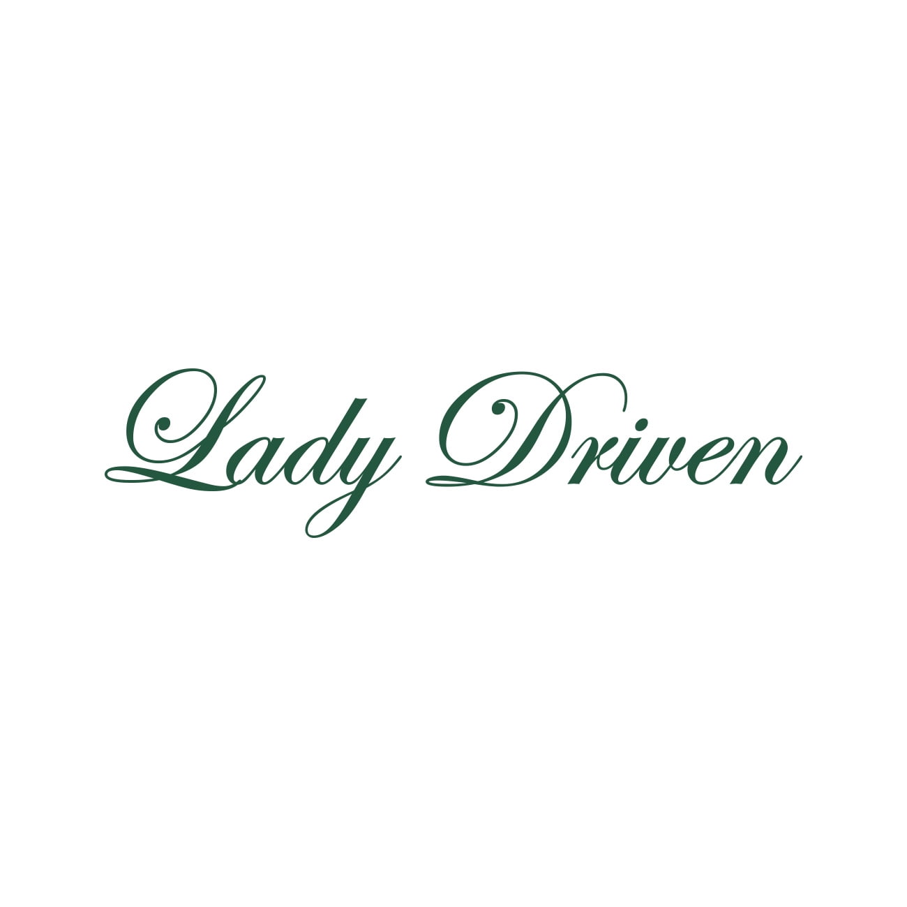 Lady Driven Sticker Decal Die Cut - Self Adhesive Vinyl - Weatherproof ...