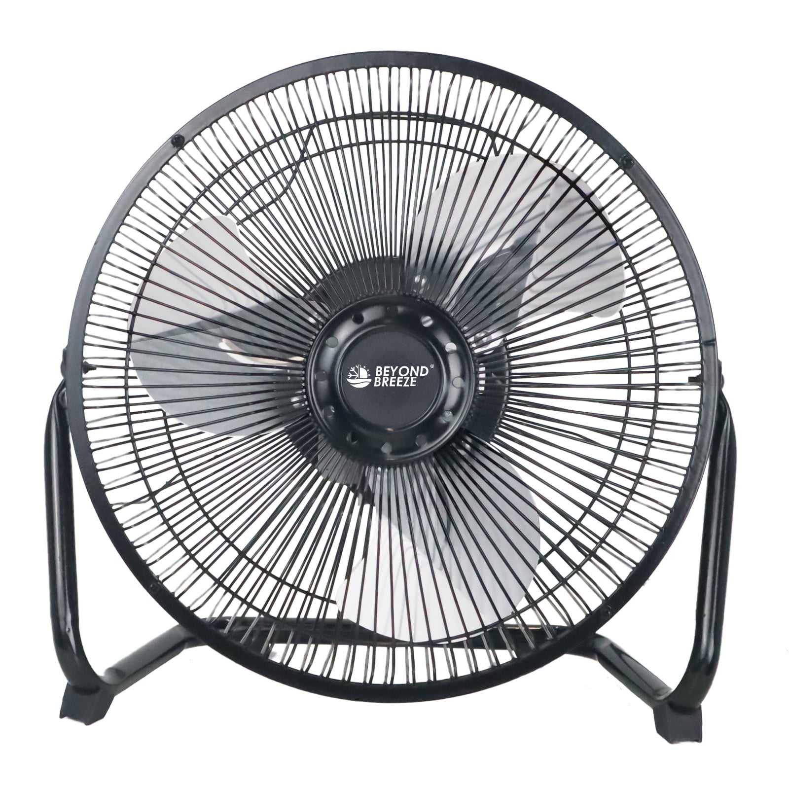 BEYOND BREEZE 9 inch High Velocity Industrial Floor Fan, 3-Speed Heavy ...