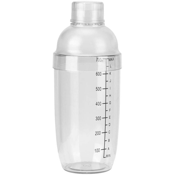 Supplies-Thickened Manual Hand Shaking Cocktail Shaker with Clear Scale ...