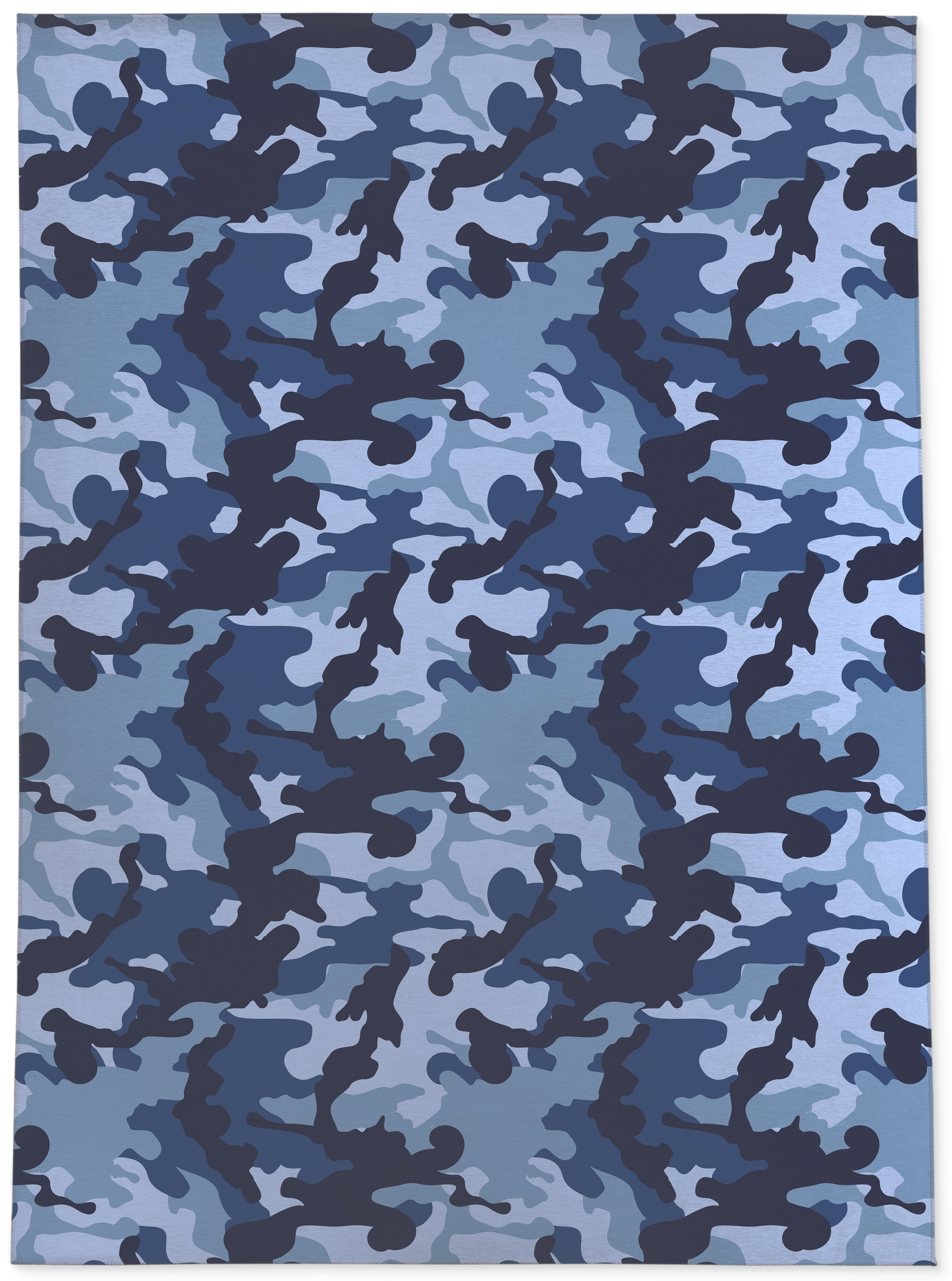 Camo Flow Navy Area Rug by Kavka Designs - Walmart.com