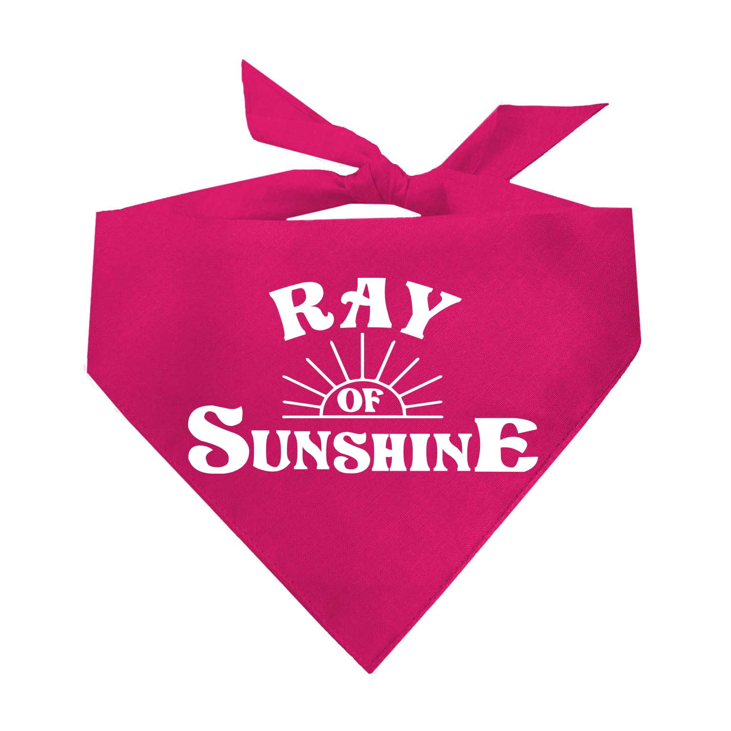 Ray Of Sunshine Triangle Dog Bandana - Walmart.com