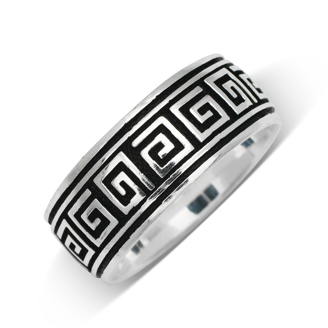 Greek Key Silver Jewelry