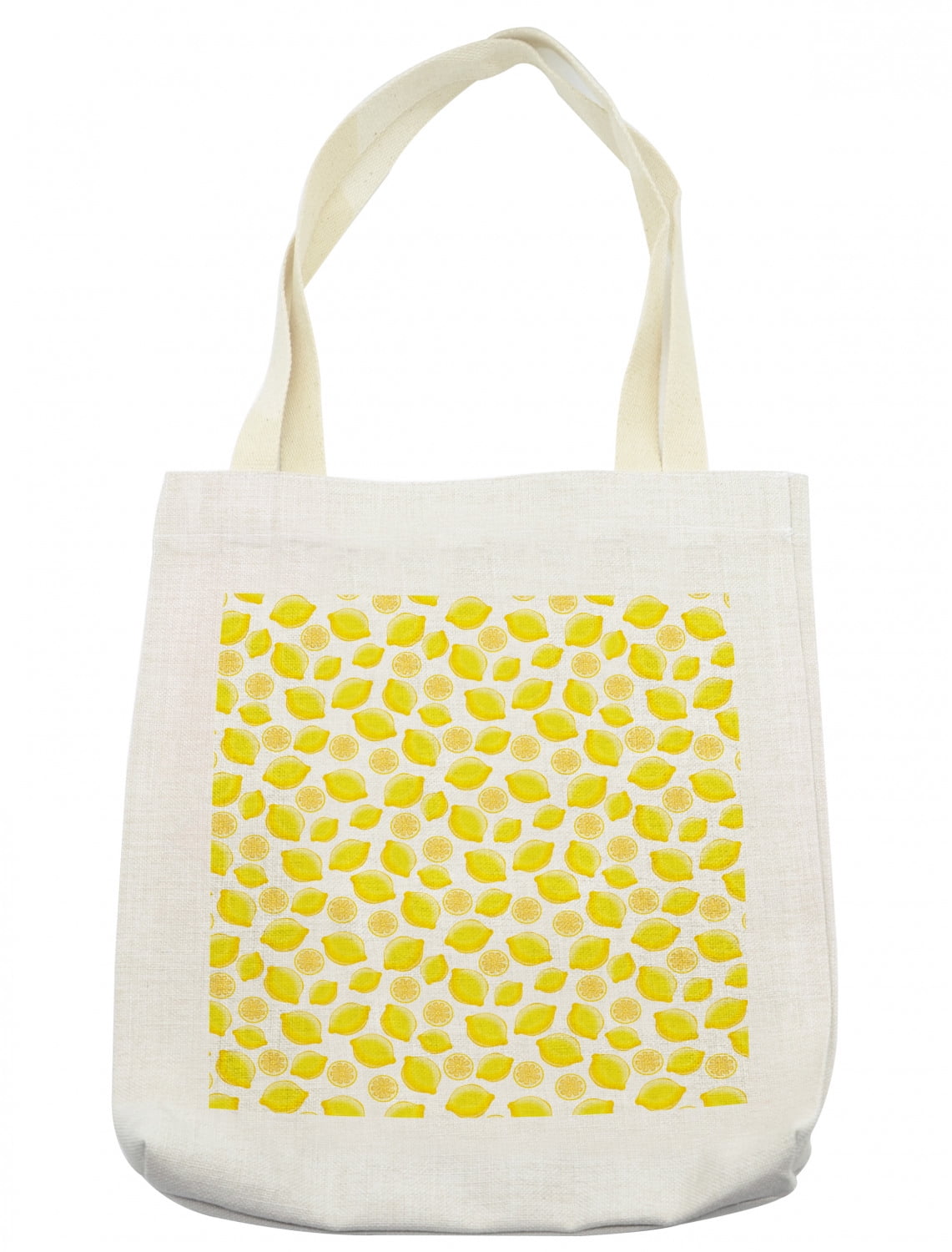 Lemons Tote Bag, Continuous Gradient Summer Tones Citrus Fruits ...