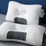 HCJKDU Ergonomic Pillow for Back Sleeping, Deep Sleep Pillows for Neck ...