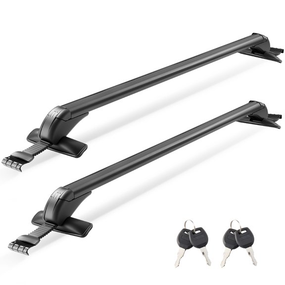 Aluminum Car Roof Rack Cross Bars w/ 176lbs Max Load Cargo Carrier ...
