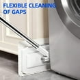 Press Grip Mini Mop for Tight Spaces – 39in Compact Handle, One-Click ...
