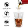 10PCS Concealable And Reusable cruise sneak flask with Funnel Liquor ...