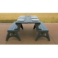 "Convertible Furniture, Convert a Bench 60"" Outdoor Patio Bench/Table ...