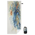 74.8*31.5in Magnetic Beach Towel Sand-Free & Quick Dry with Snap Loop ...