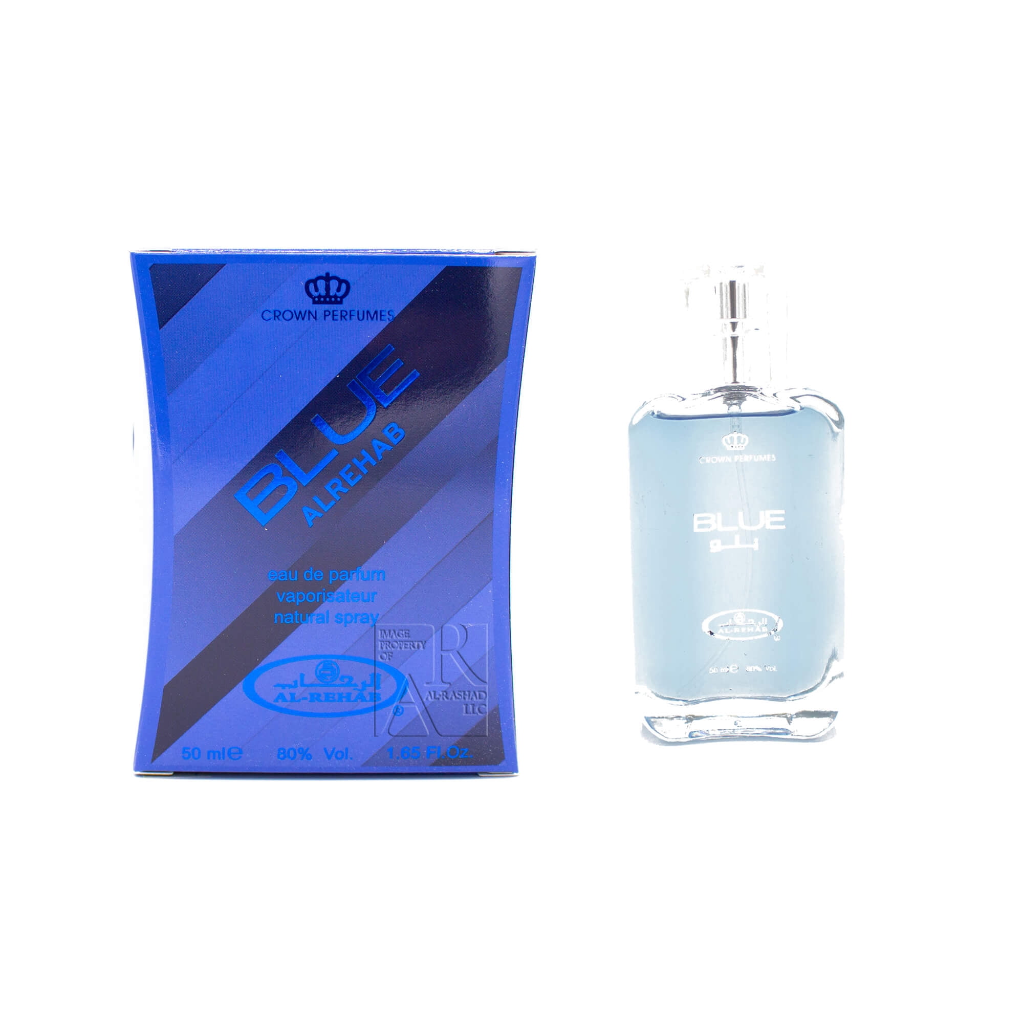 Blue - Al-Rehab Eau De Natural Perfume Spray- 50 ml (1.65 fl. oz) - 12 ...