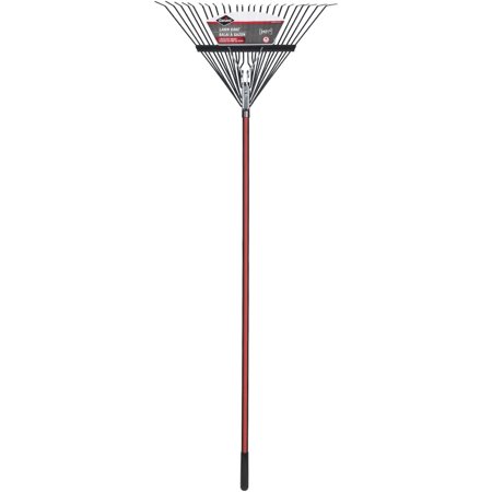 EXFLR24 Pro Series 24-Steel Tine Springback Lawn Rake-Springback Rake ...