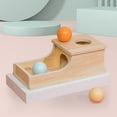 Montessori Object Permanence with Tray and Ball Drop Box - Walmart.com