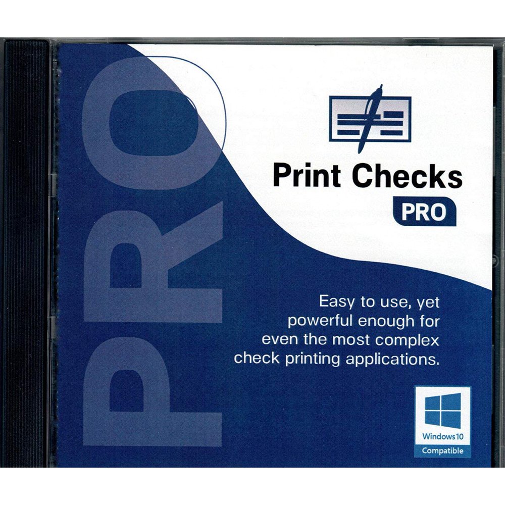 Print Checks Pro - Check Printing Software for Windows 10 - Walmart.com ...