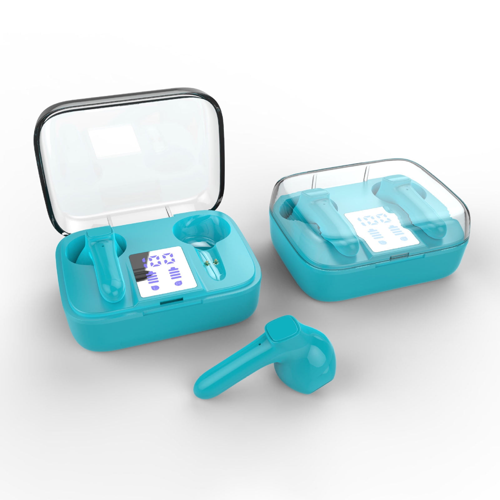 J60 Manufacturer's Transparent Digital Display Semi In Ear Heavy Motion True Wireless Bluetooth ...