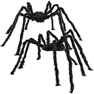 Halloween Black Large Spider, Plush Spider for Indoor, Outdoor ...
