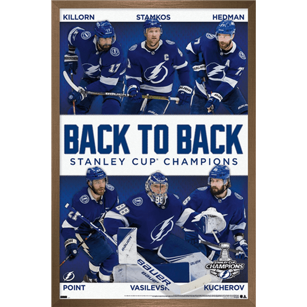 NHL Tampa Bay Lightning - 2021 NHL Stanley Cup Champions Wall Poster ...