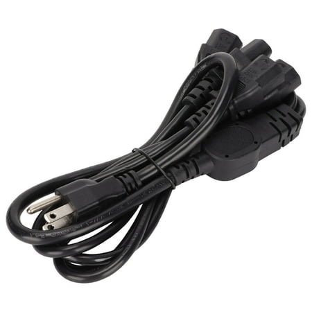 Way Power Splitter,1 to 4 Outlet Power Cord Splitter Extension Cord ...