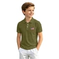 Boys Short Sleeve Shirt Patriotic Print Graphic Top with Anniversary ...