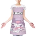 Kuromi apron featuring waterproof and pocket design, suitable for adult ...