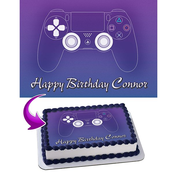 PlayStation - Edible Cake Topper - 11.7 x 17.5 Inches 1/2 Sheet ...